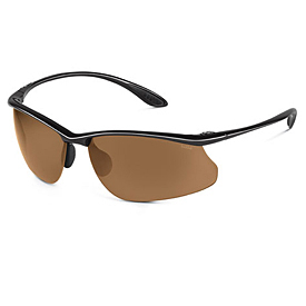 Bolle Kicker Sunglasses - Shiny Black Frame at InTheHoleGolf.com