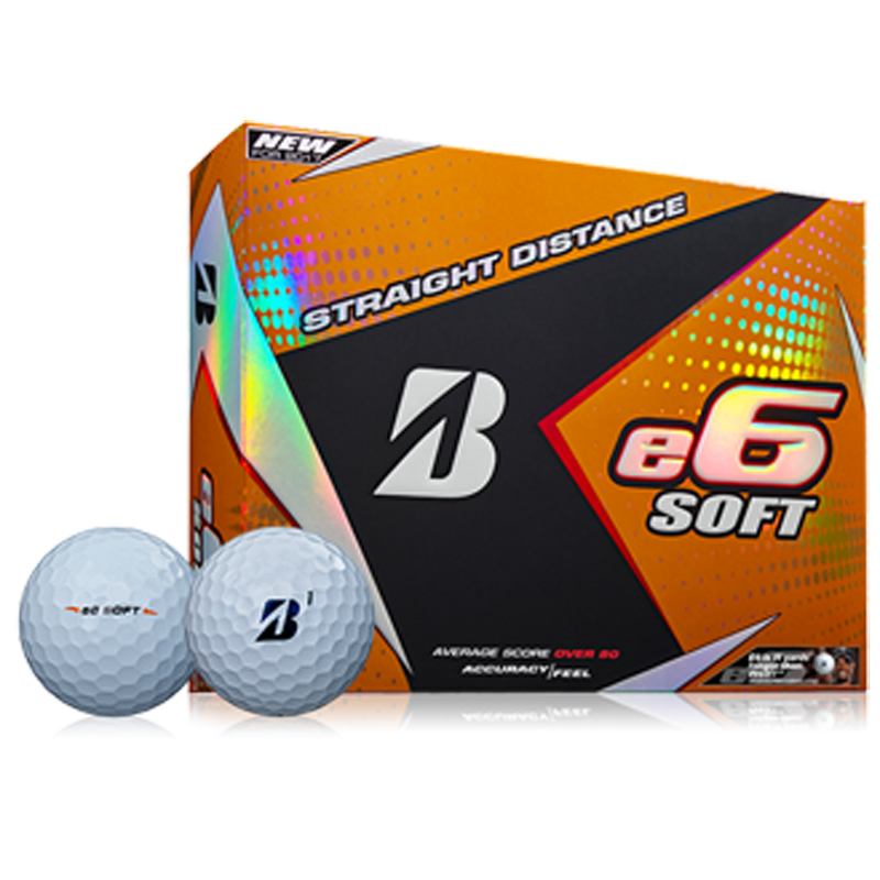 Bridgestone e6 Soft Golf Balls (1 Dozen) - White at InTheHoleGolf.com