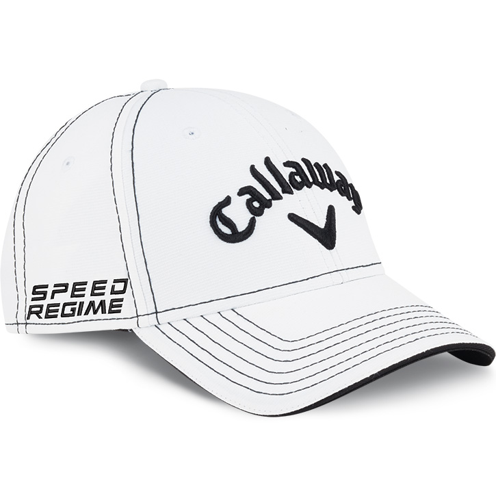 Callaway Tour Laser Mesh Golf Cap - White at InTheHoleGolf.com