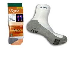 Dynamics X-Bio Socks - Mens Short White/Grey at InTheHoleGolf.com