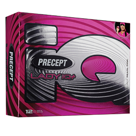 Precept Ladies IQ Plus Golf Balls (1 Dozen) - Pink at InTheHoleGolf.com