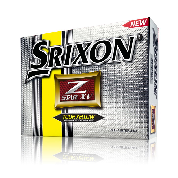 Srixon Z-Star XV 3 Golf Balls (1 Dozen) - Yellow at InTheHoleGolf.com