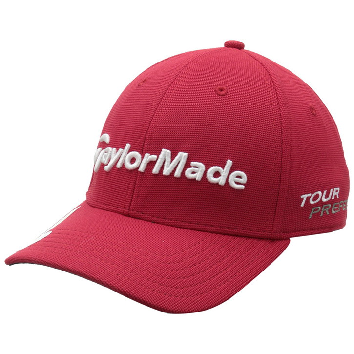 TaylorMade Tour Radar Golf Hat - Red at InTheHoleGolf.com