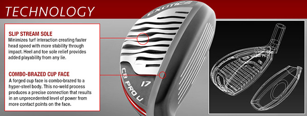 Tour Edge Exotics CB Pro U Hybrid at InTheHoleGolf.com