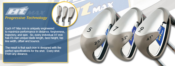 Tour Edge HT Max Draw Iron Set at InTheHoleGolf.com