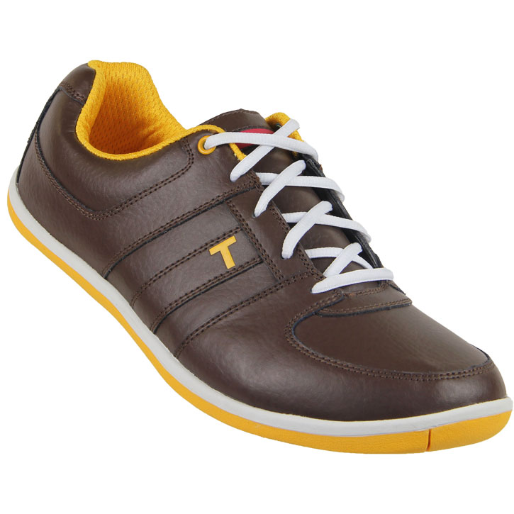 True Linkswear True Vegas Golf Shoes - Brown/Orange at InTheHoleGolf.com