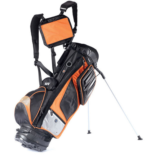 Wellzher 2012 Pro Golf Stand Bag - Orange at InTheHoleGolf.com
